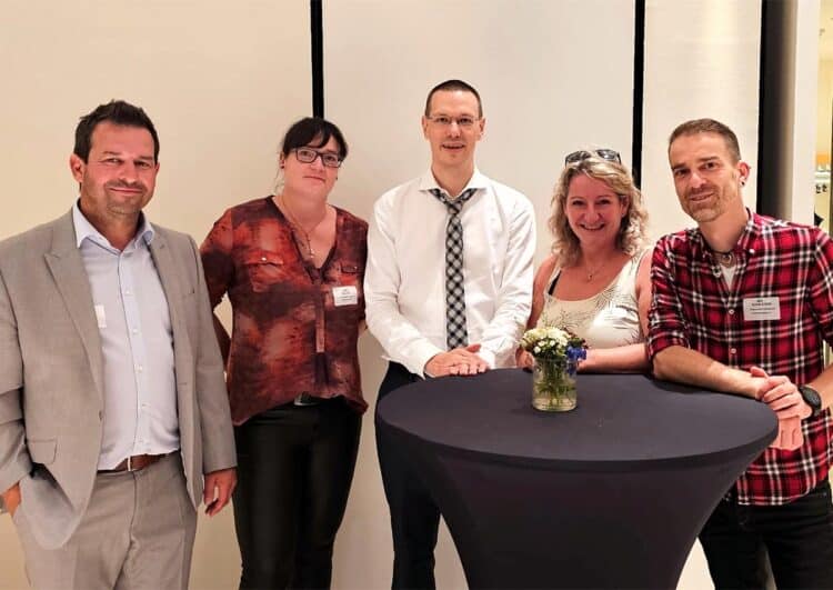 Kammer, Müller,Oppermann, Popp, Schwuchow beim parl. Abend Foto Axel ...